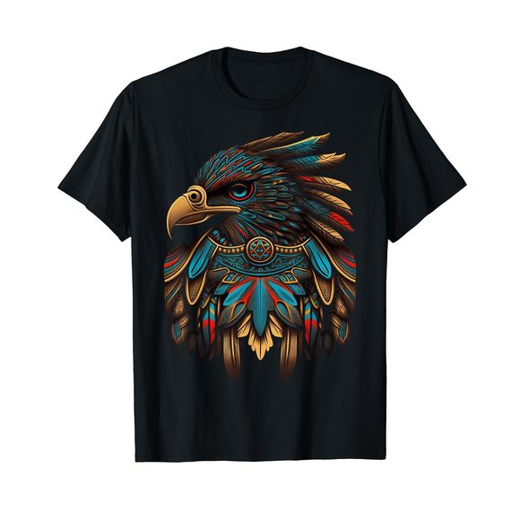 Falcon Designs by J | Tops | Azteca Falcon Traditional Aztec Art ...